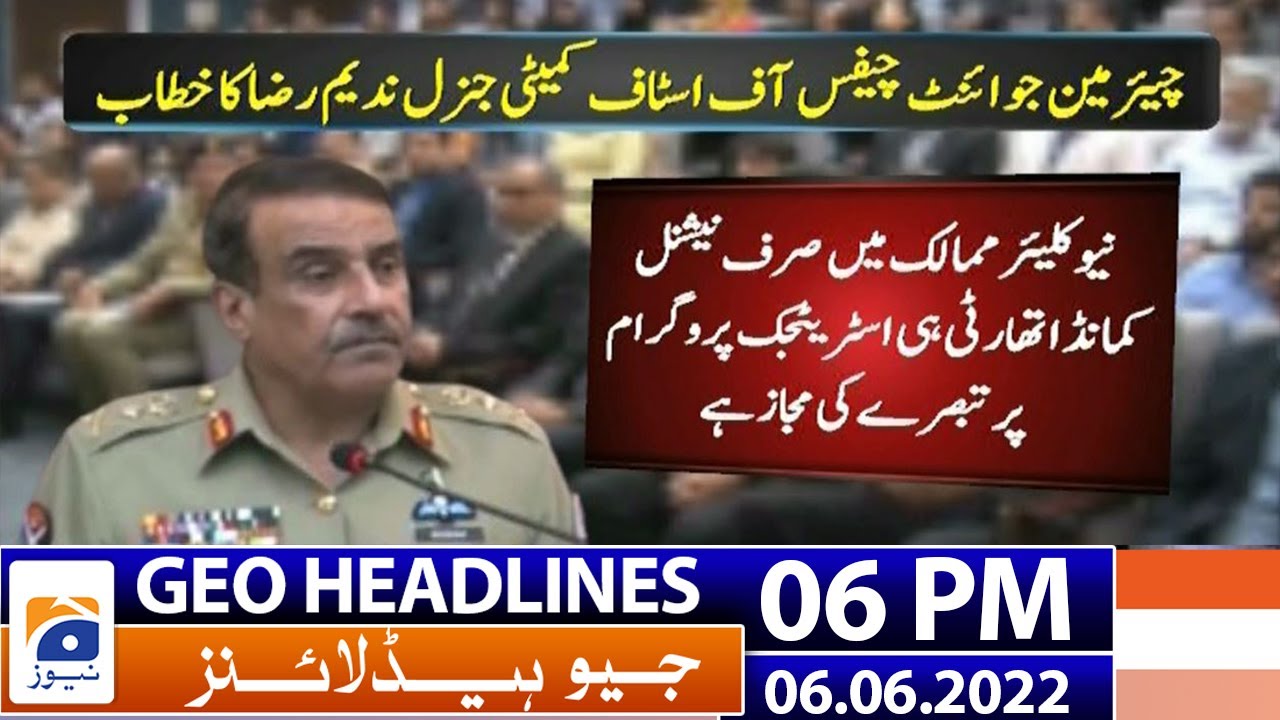 Geo News Headlines Today 6 PM | PML-N Govt | Who is responsible? Load ...