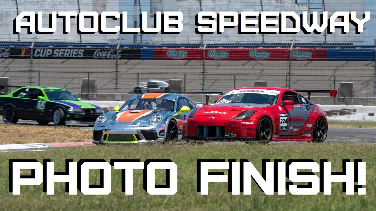 PHOTO FINISH! AN EXCITING QUALIFYING RACE AT AUTOCLUB SPEEDWAY! - YouTube
