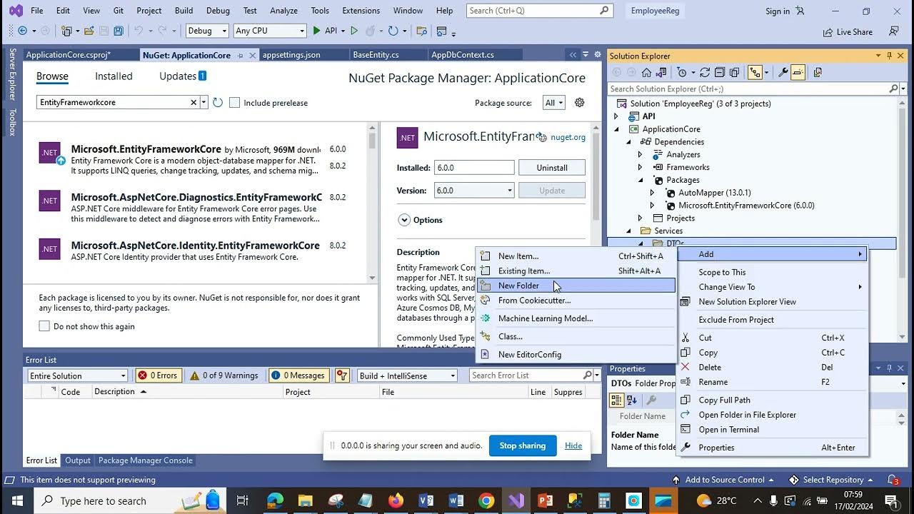 Web Api Development using Clean Architecture ,Topic 2:-Creating Simple API CRUD - YouTube