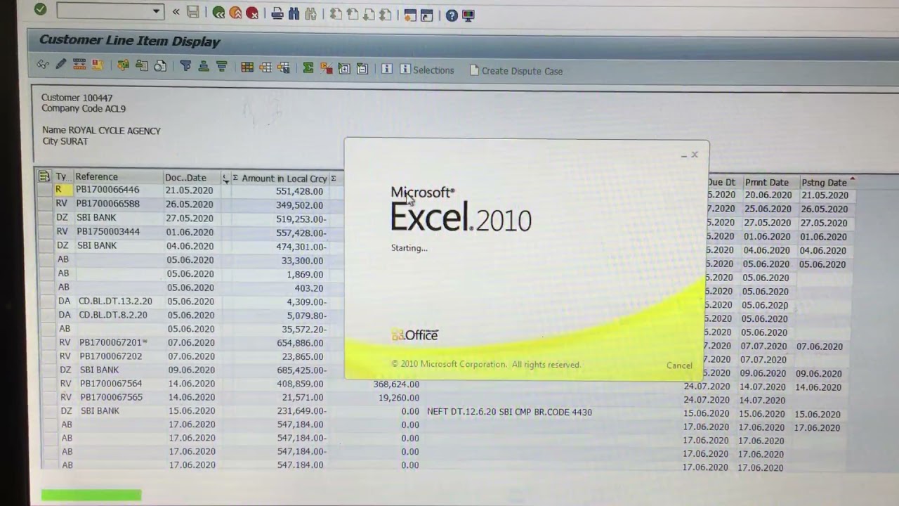 Open customer/debtor account in SAP using Z_CBAL, FBL5N, and FD10N ...