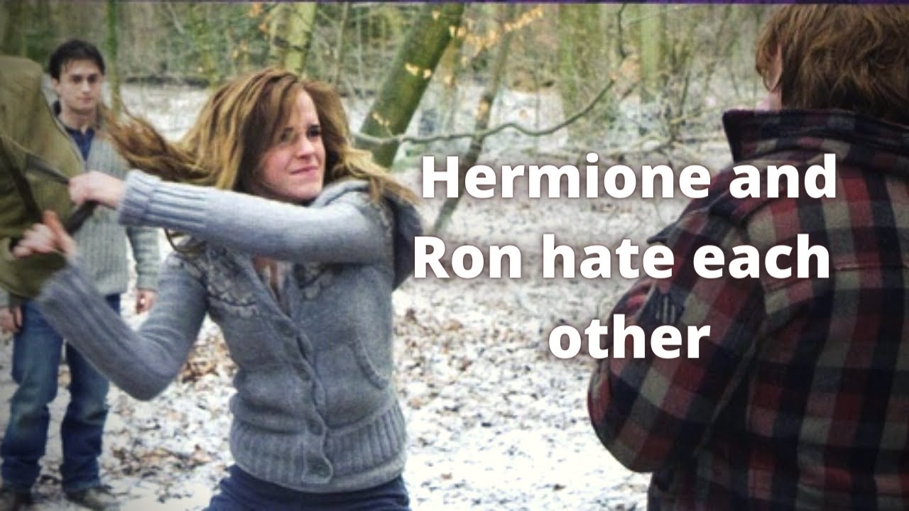 Ron And Hermione hating each other for 2 minutes straight - YouTube