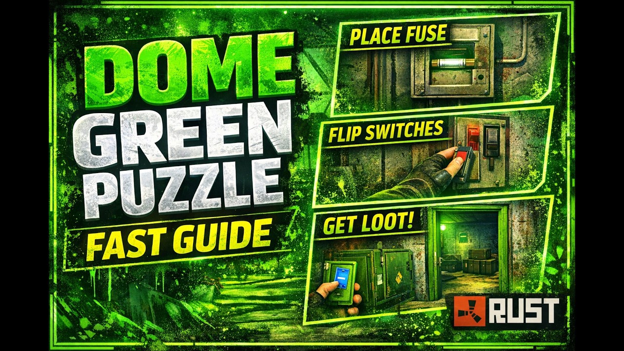 How to Complete the Dome Green Keycard Puzzle in Rust (Fast Guide ...