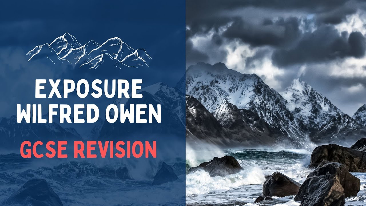 GCSE revision of the poem Exposure by Wilfred Owen. Looking at literary ...