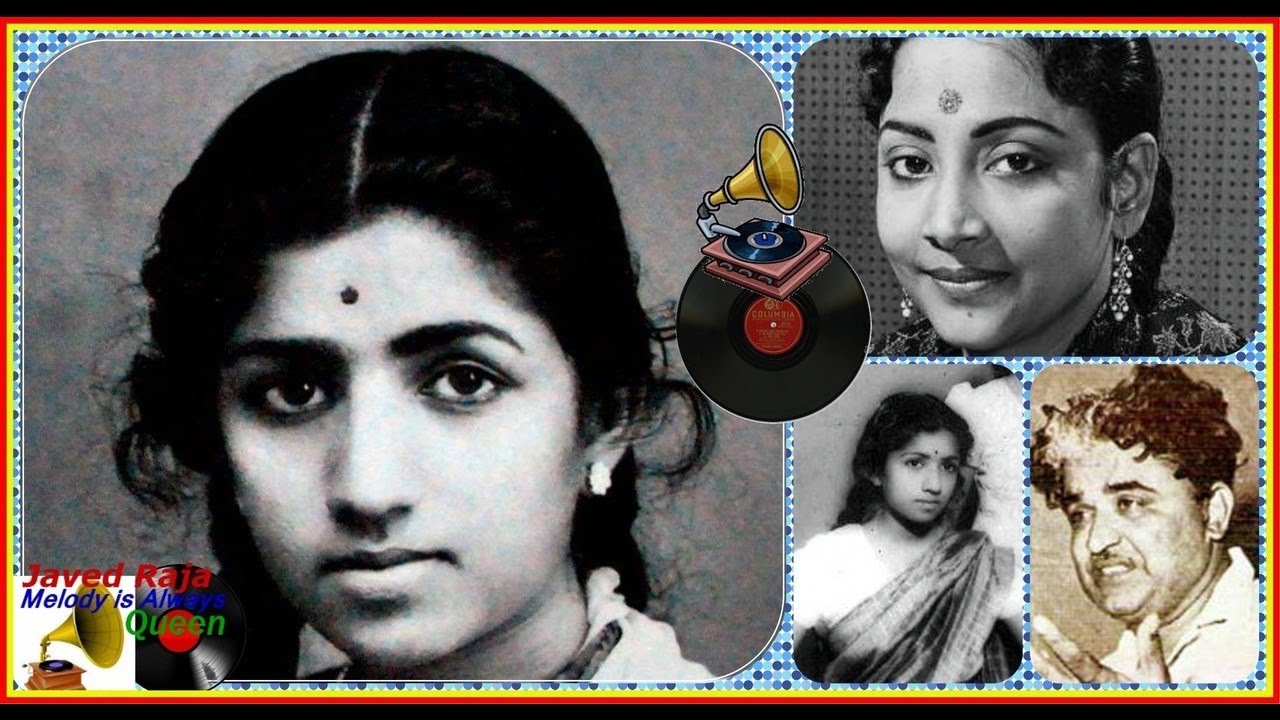 LATA,GEETA & CHITALKAR-Film-KHIDKI-1948-Tere Bina Soona Man Ka Mere Aangna, O Bichde Hue Saajna ...