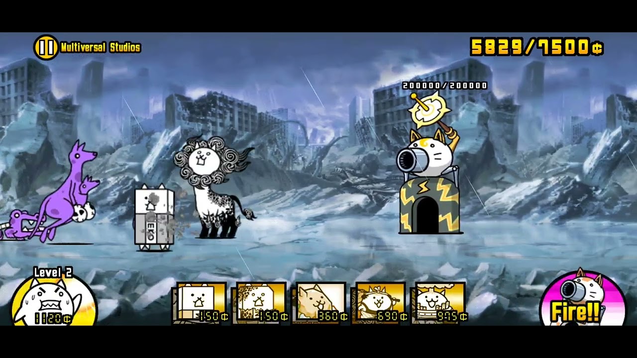 Battle Cats SoL 37-6 Multiversal Studios [3 Star] - Walk of Fame Stage 6 - YouTube