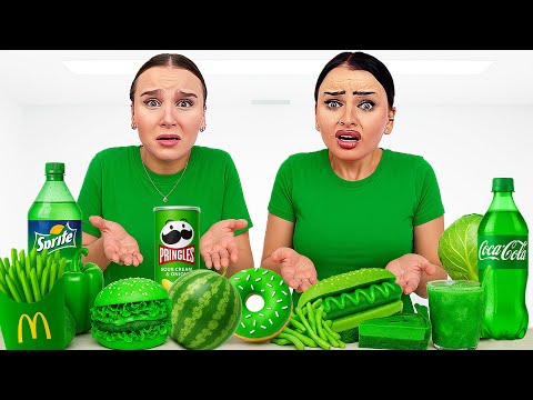 24 Stunden nur GRÜNES ESSEN ! 🥦😫 (war ein Fehler)