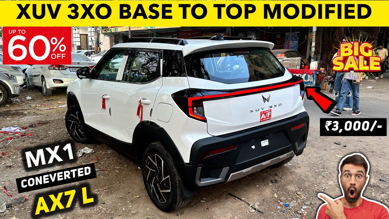 Xuv 3xo की Modification जो देखे वो करें तारीफ़! Xuv 3xo Base to Top ...