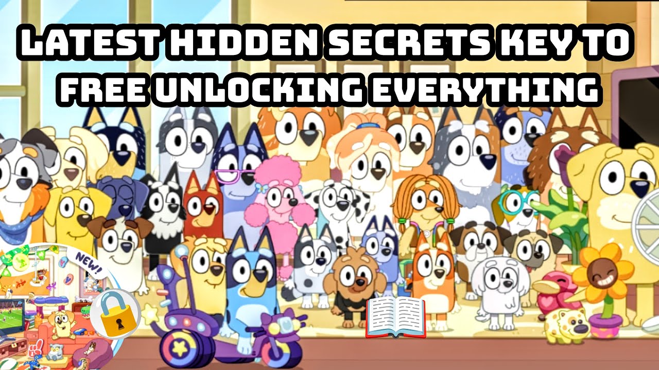 Bluey Let's Play Latest Hidden Secrets Key To Free Unlocking Everything ...