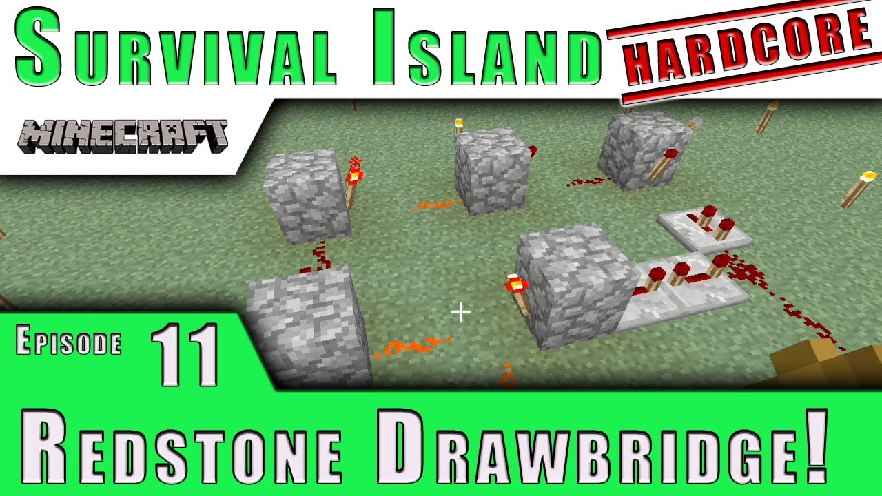 Minecraft Xbox TU15 :: Redstone Drawbridge! :: Hardcore Survival Island ...