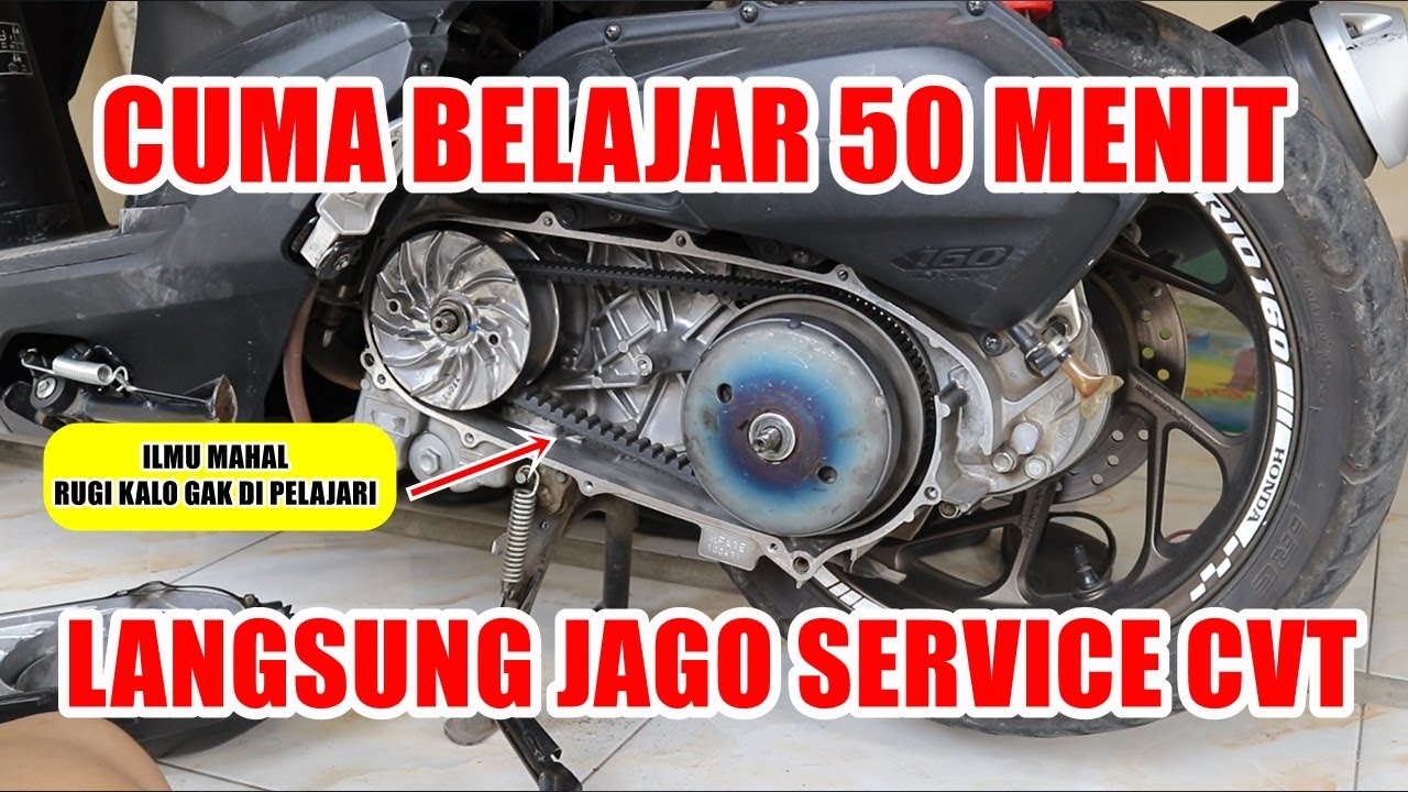 Cuma 50 Menit . langsung bisa service CVT sendiri dirumah ! - YouTube