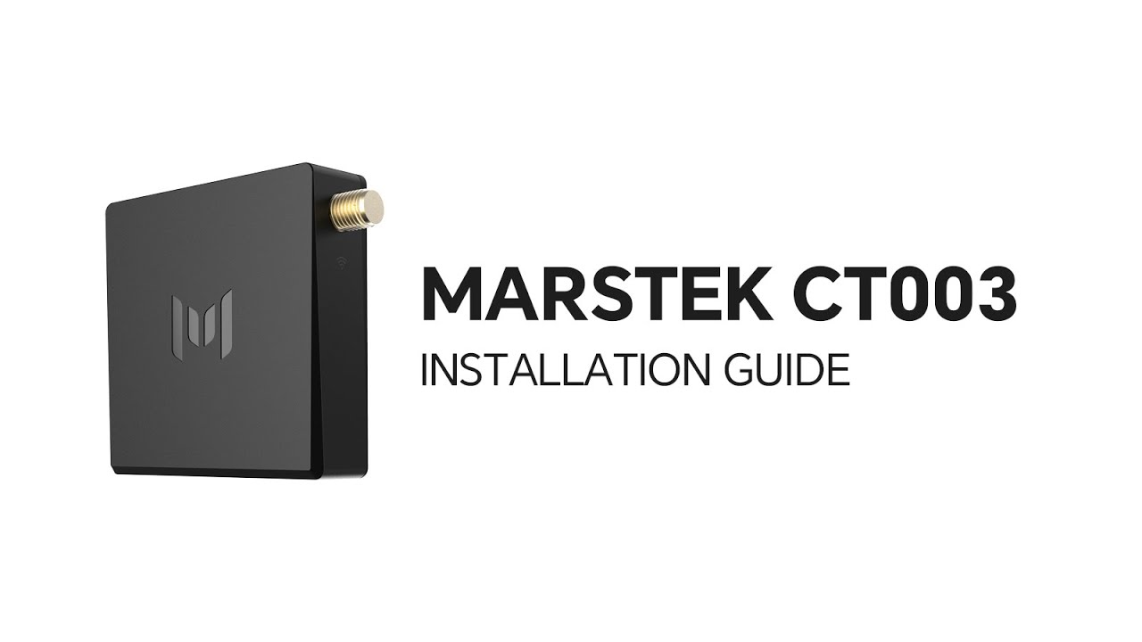 MARSTEK Smart Meter Reader CT003 Installation Guide - YouTube
