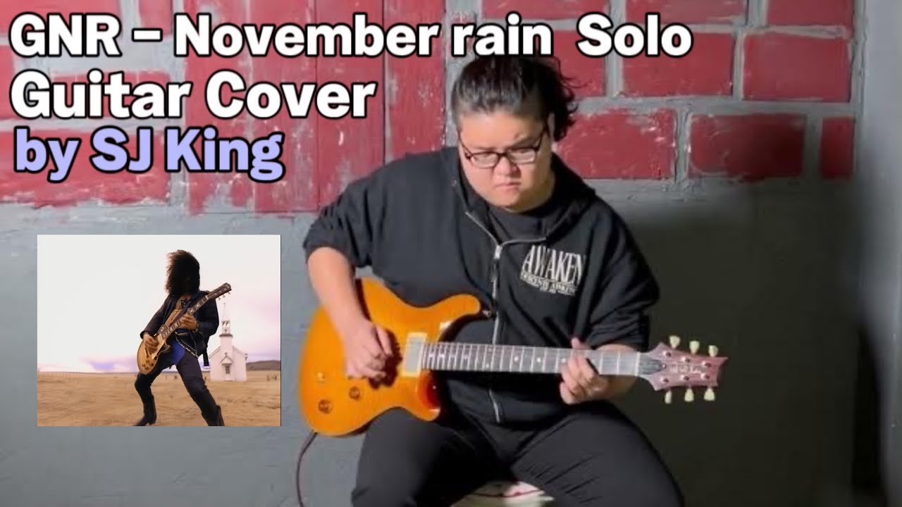 (학생영상) Guns N Roses - November rain solo cover by SJ King - YouTube
