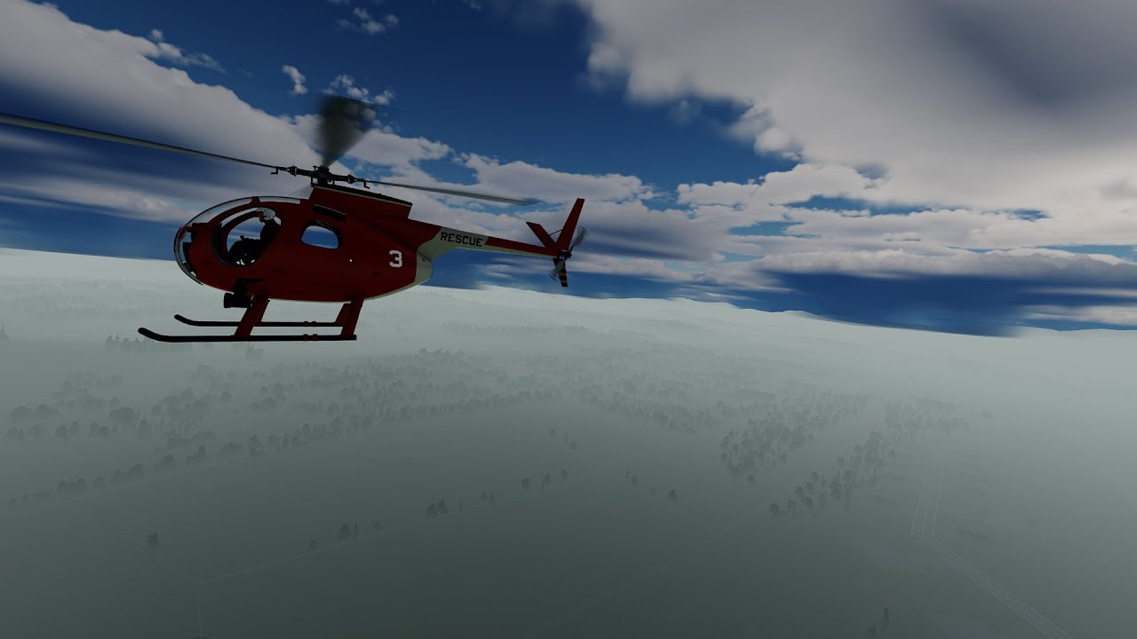 Helicopter G6-LKN | OH6A low visibility Autorotations. 2 successful LOL ...