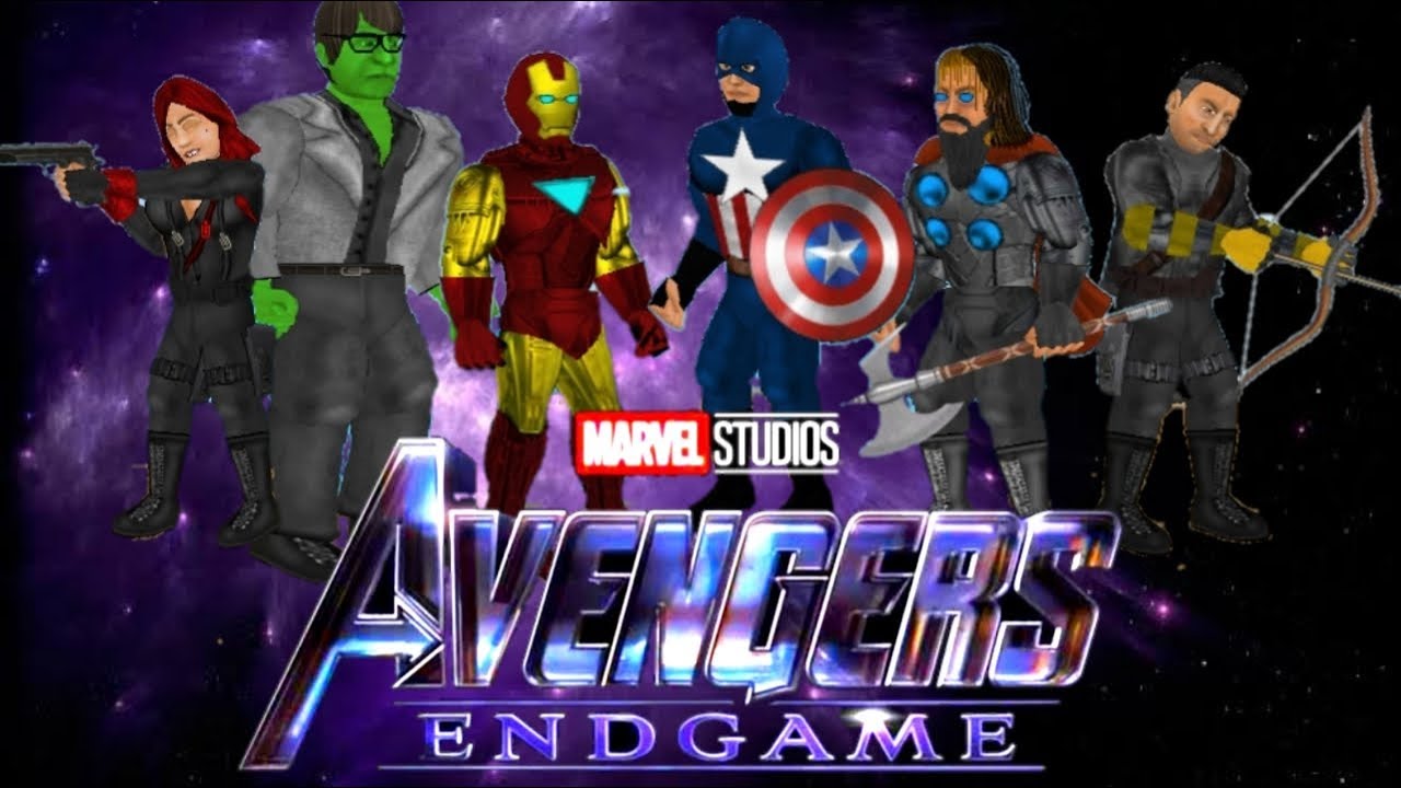 Avengers Endgame created characters in Super City (superhero sim ...