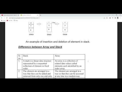 Push and Pop explanation with diagram | Difference between Stack ...
