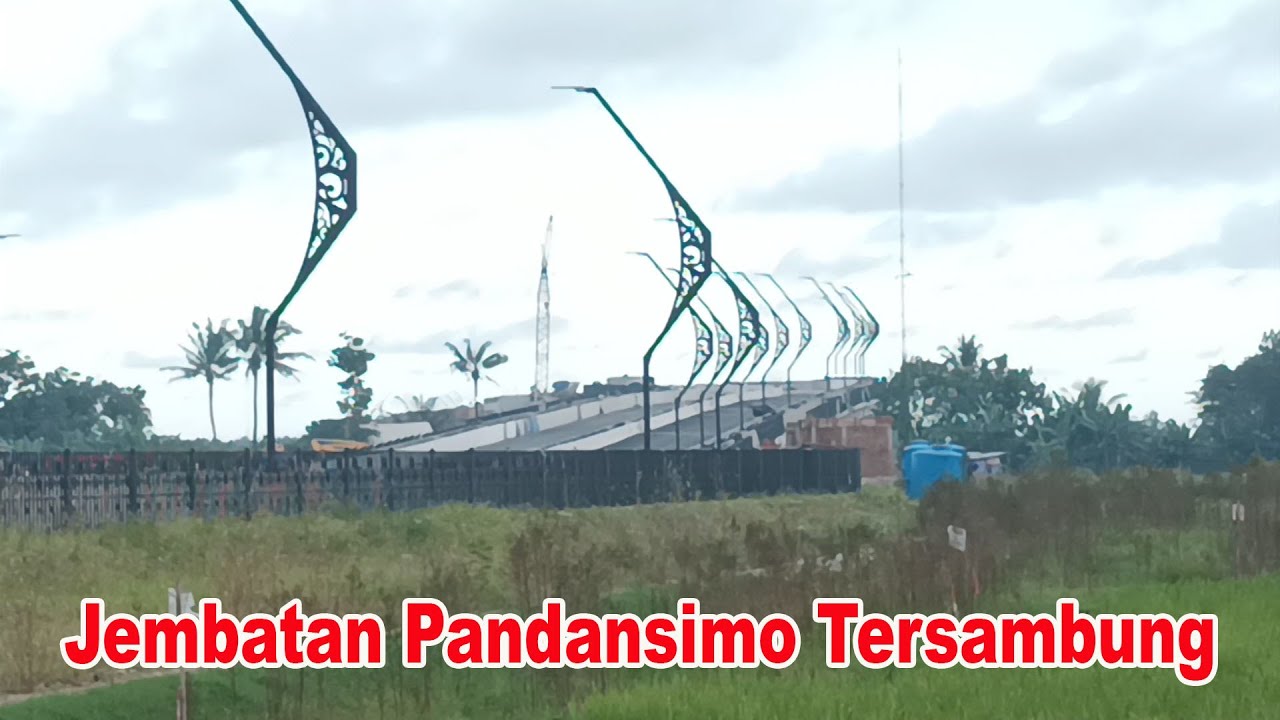 Jembatan Pandansimo Sudah Tersambung Siap Difungsikan - YouTube