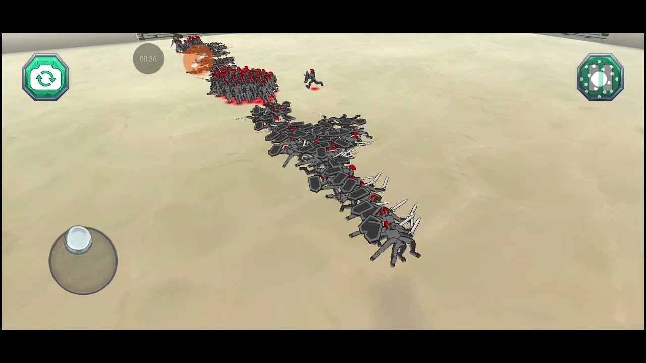 Knight Soldier 100 Blue Vs Red in Epic Battle Simulator Classic - YouTube