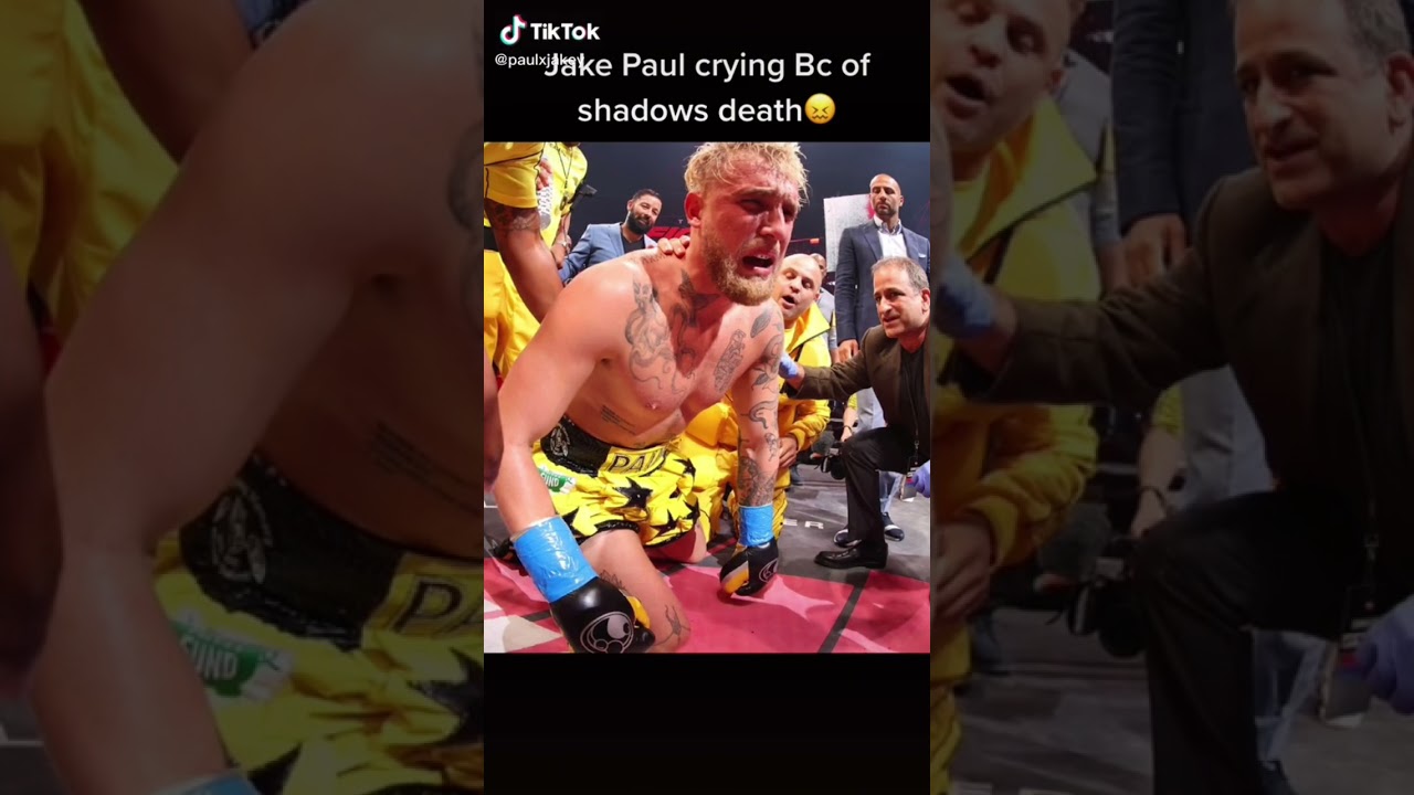 Jake Paul crying bc of shadow death 😞 - YouTube