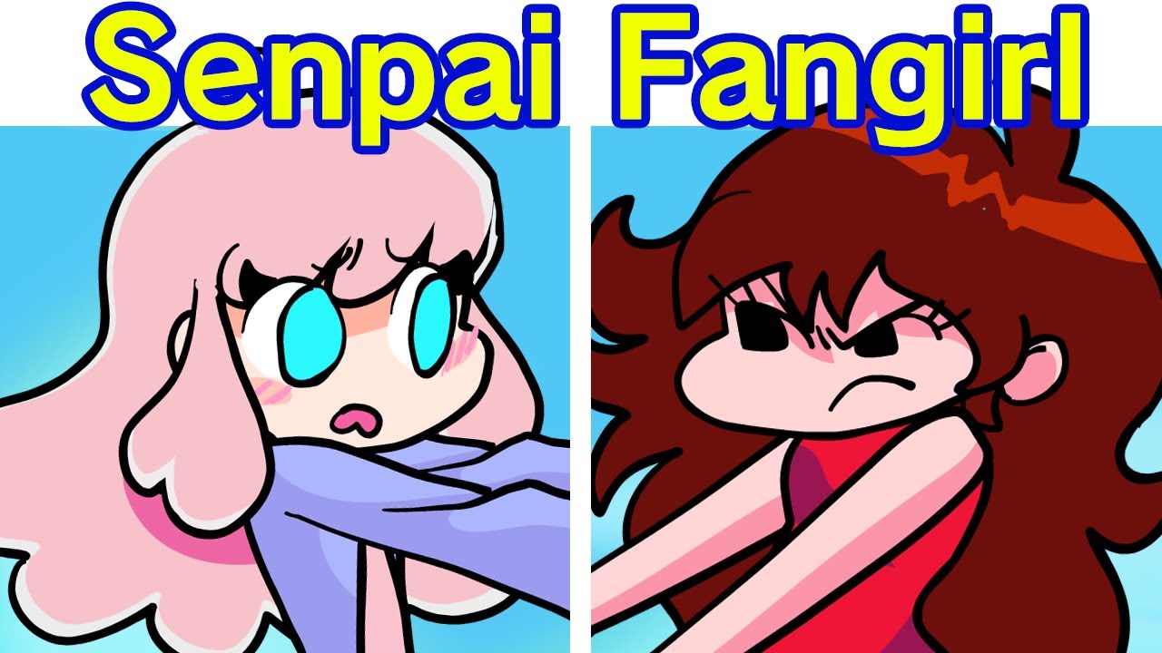 Friday Night Funkin' VS Cloud - Senpai's Fangirl | Heart Attack Rampage ...