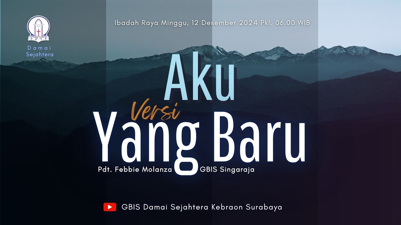 Ibadah Raya GBIS Damai Sejahtera, Minggu, 12 Januari 2025 - YouTube