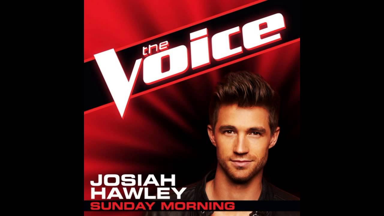 Josiah Hawley: "Sunday Morning" - The Voice (Studio Version) - YouTube