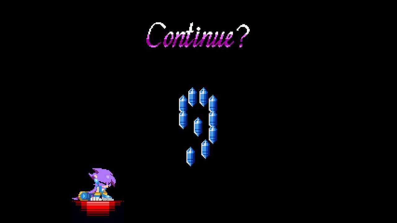 Freedom Planet - Lilac Hedgehog (OLD Lilac) Game Over/Continue? - YouTube