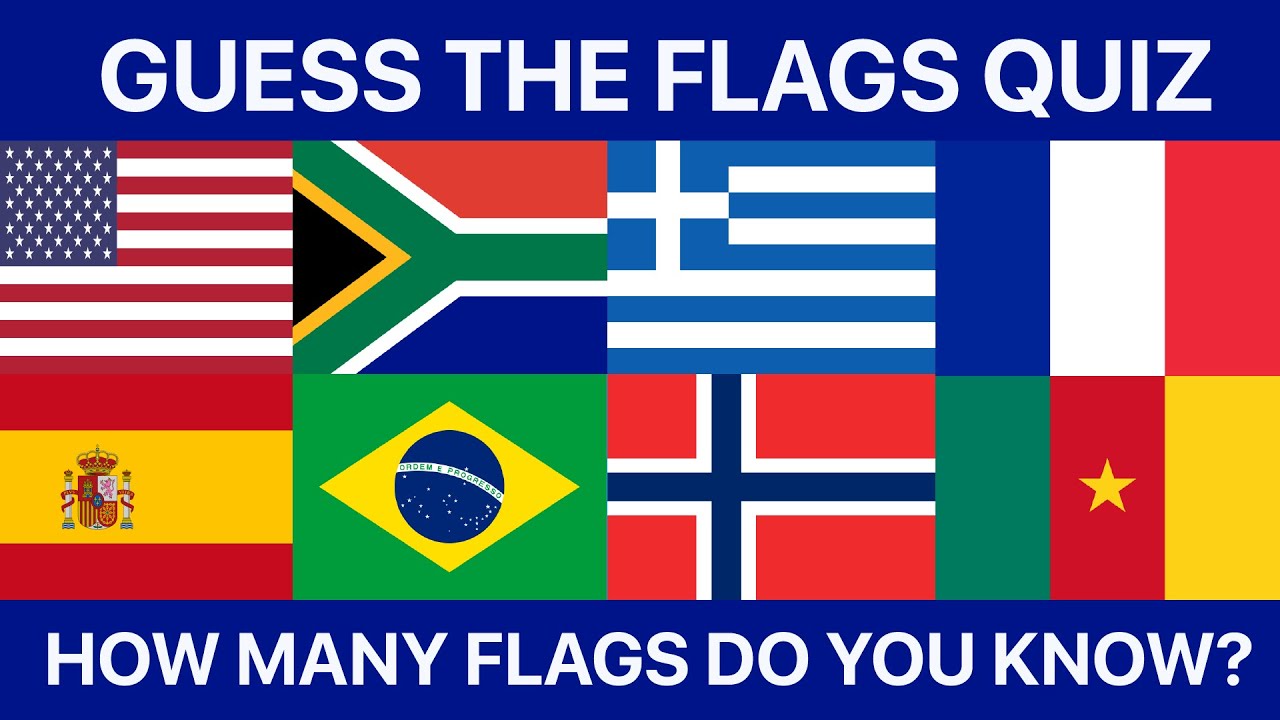 Can You Guess These 10 Flags (Easy Quiz)? - YouTube