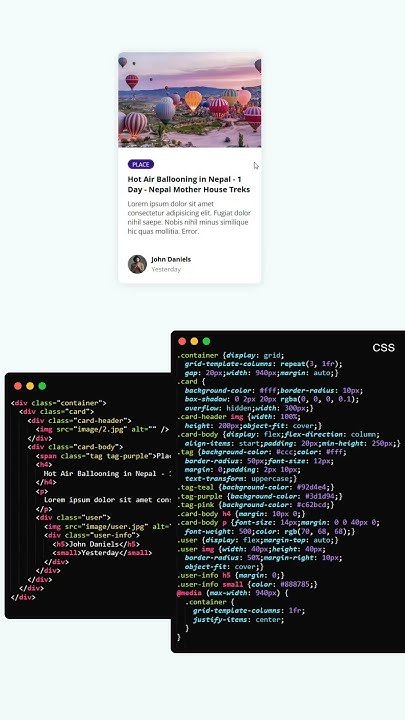 Card Design Using Html Css Only Htmlcss Shorts Shortsfeed Webdesign Webdevelopment Coding 