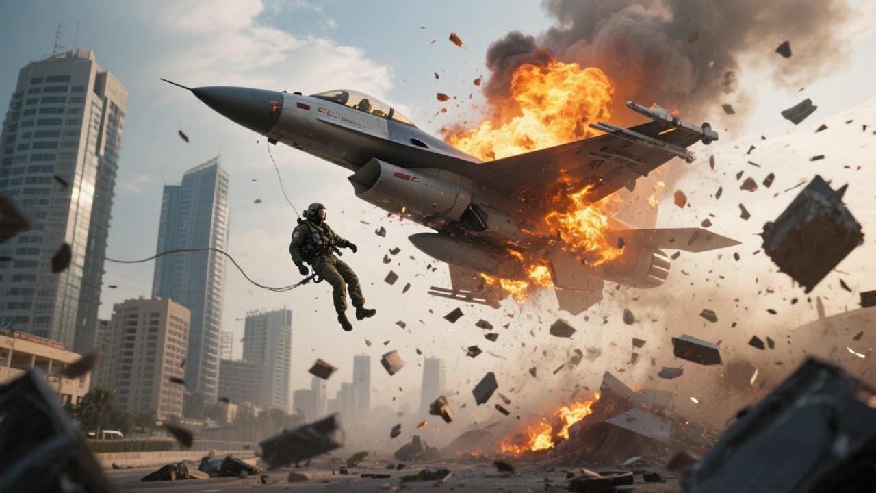 TENSE! Israeli stealth fighter jet hit by Iranian anti-armor precision ...