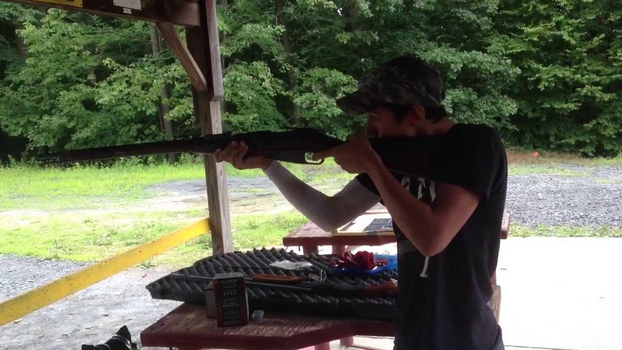 Left handed shooting mosin nagant - YouTube
