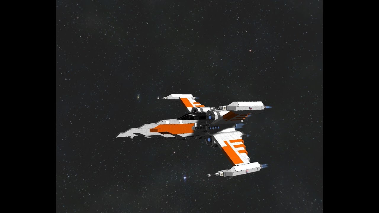 Space Engineers - X Wing - YouTube