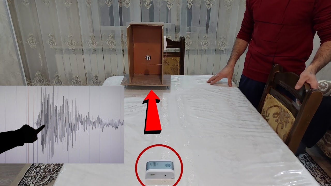 Preparing an earthquake warning device at home - YouTube