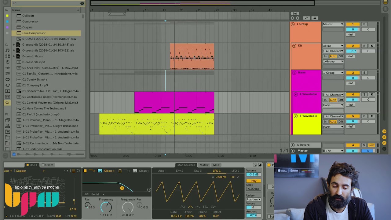 Ableton Live 10, שיפורי Workflow בתוכנה - מכללת BPM - YouTube