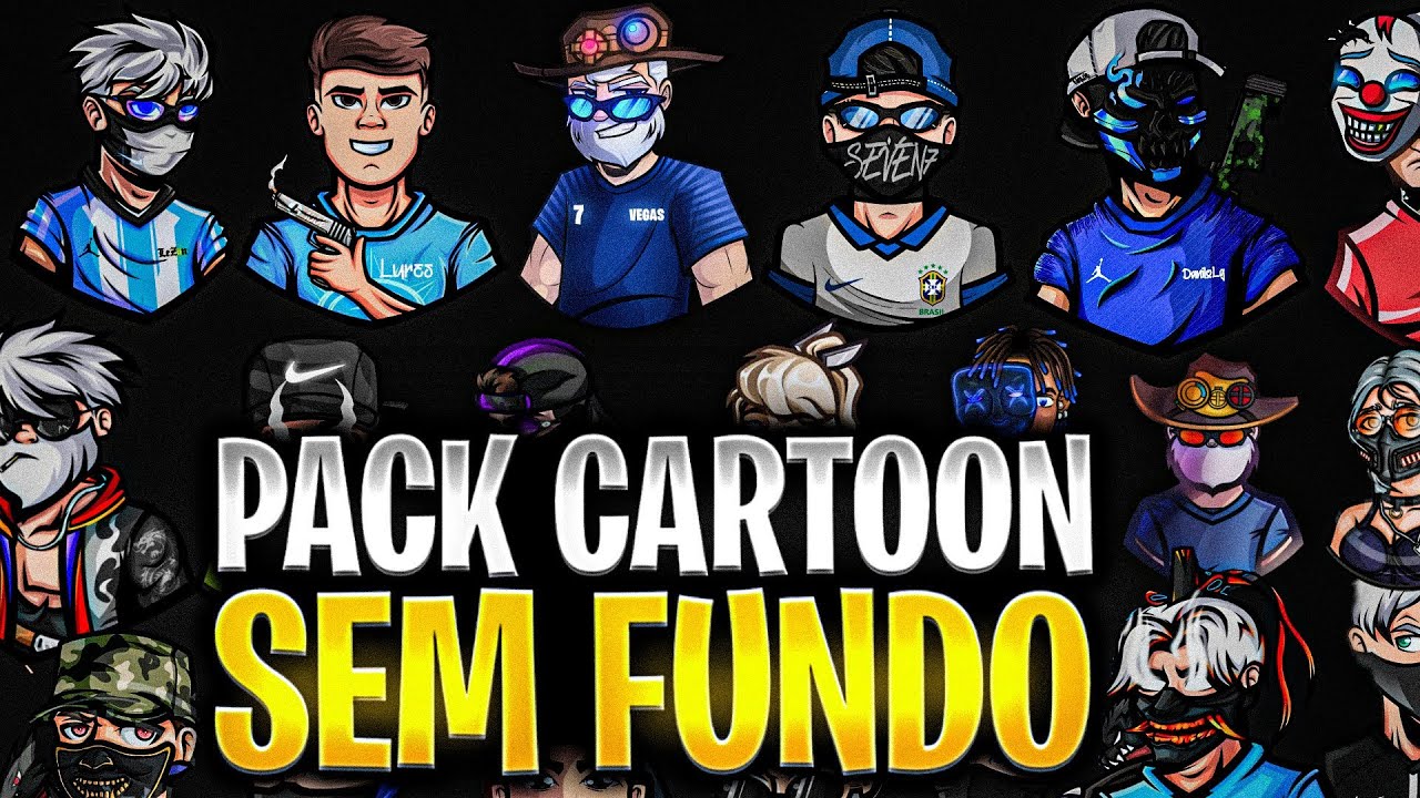 🔥[GRÁTIS] PACK de CARTOON sem FUNDO via MEDIA FIRE + de 100 CARTOONS ...