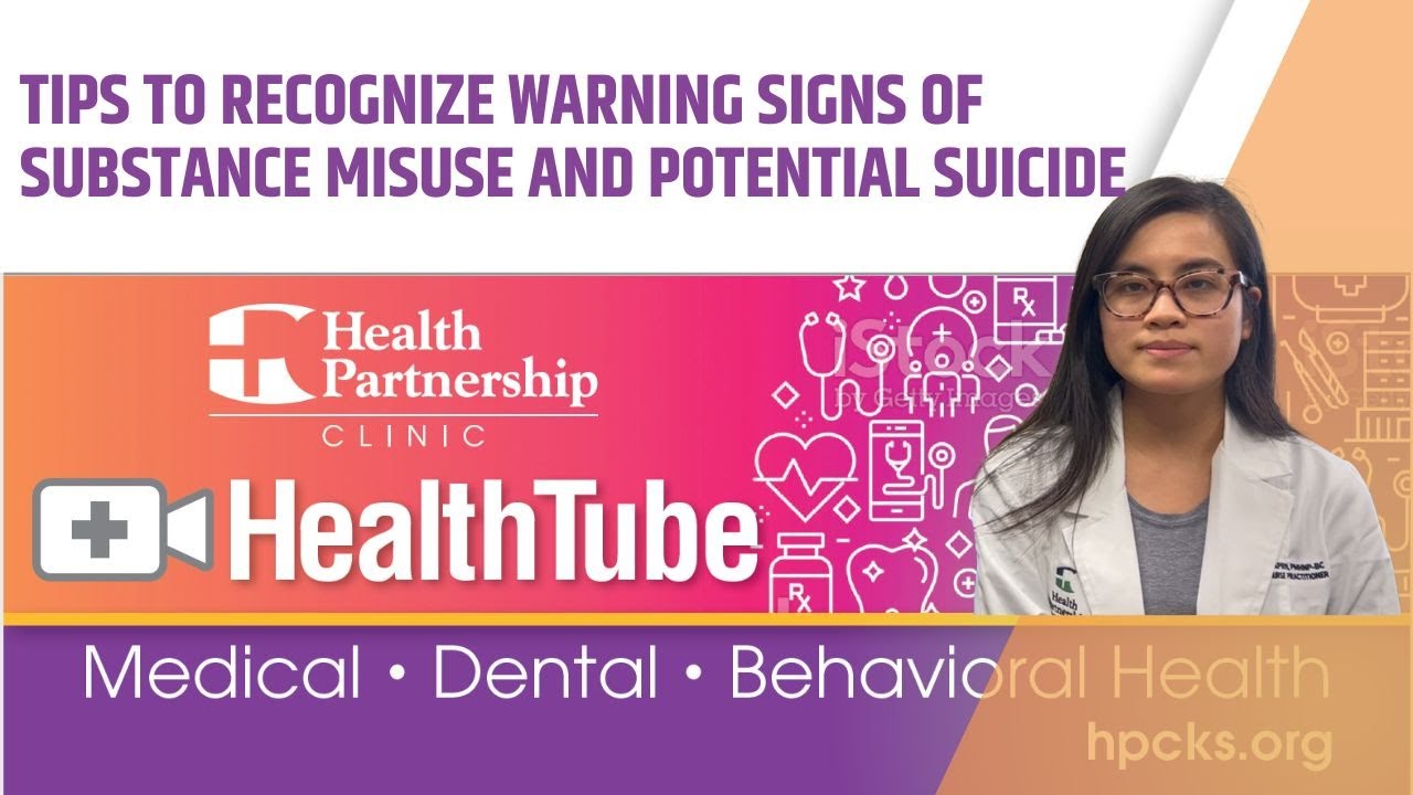 Tips to recognize warning signs of substance misuse and potential ...