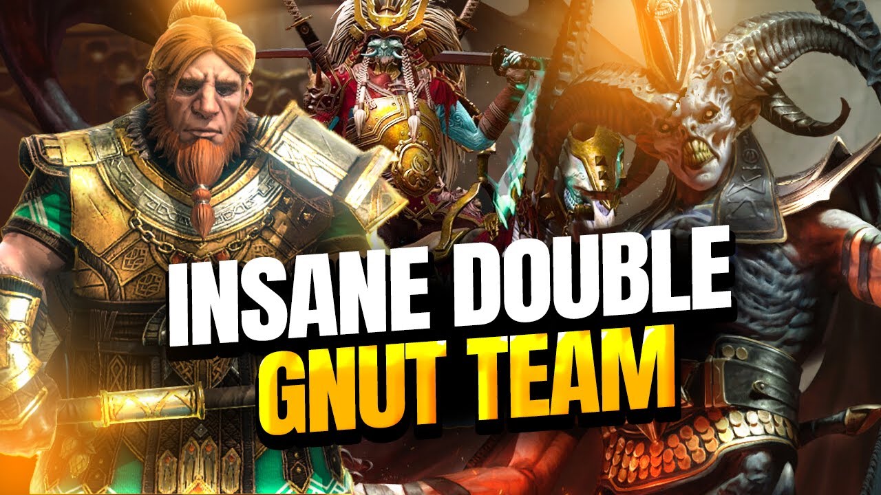 INSANE DOUBLE GNUT TEAM | Raid: Shadow Legends | - YouTube