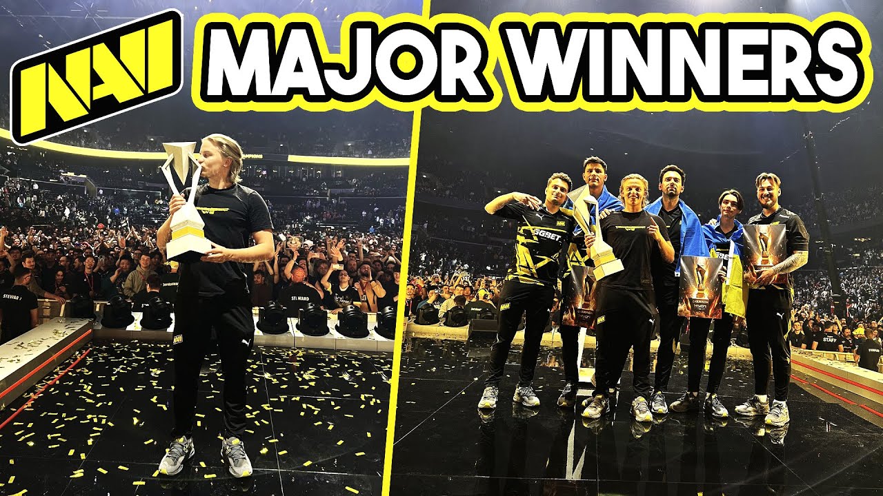 NAVI MAJOR Winning MOMENT of FIRST CS2 Major Copenhagen 2024 ...