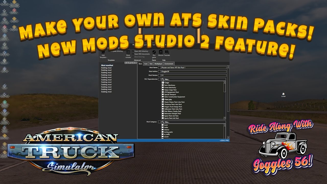 ATS ! New Mods Studio 2 Feature! Turn Your Existing Skins Into Skin ...