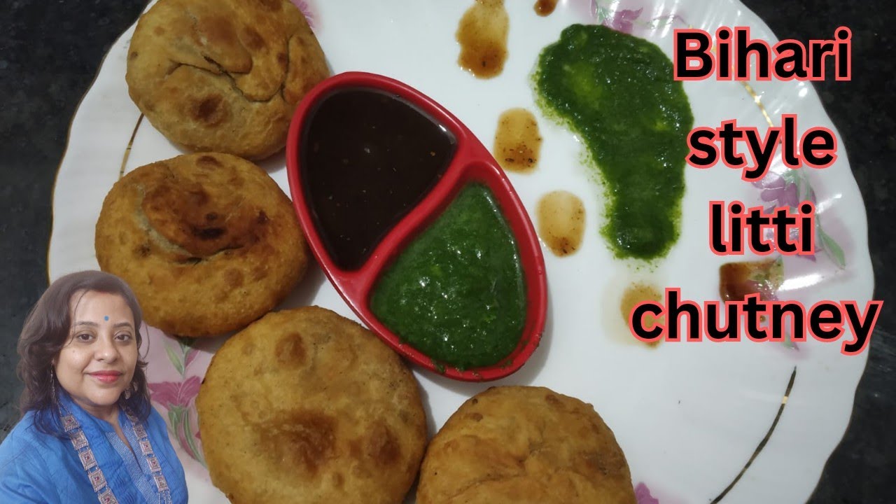 बिहारी स्टाईल लिट्टी रेसिपी -भरवां लिट्टी। Sattu Stuffed Fried Litti ...