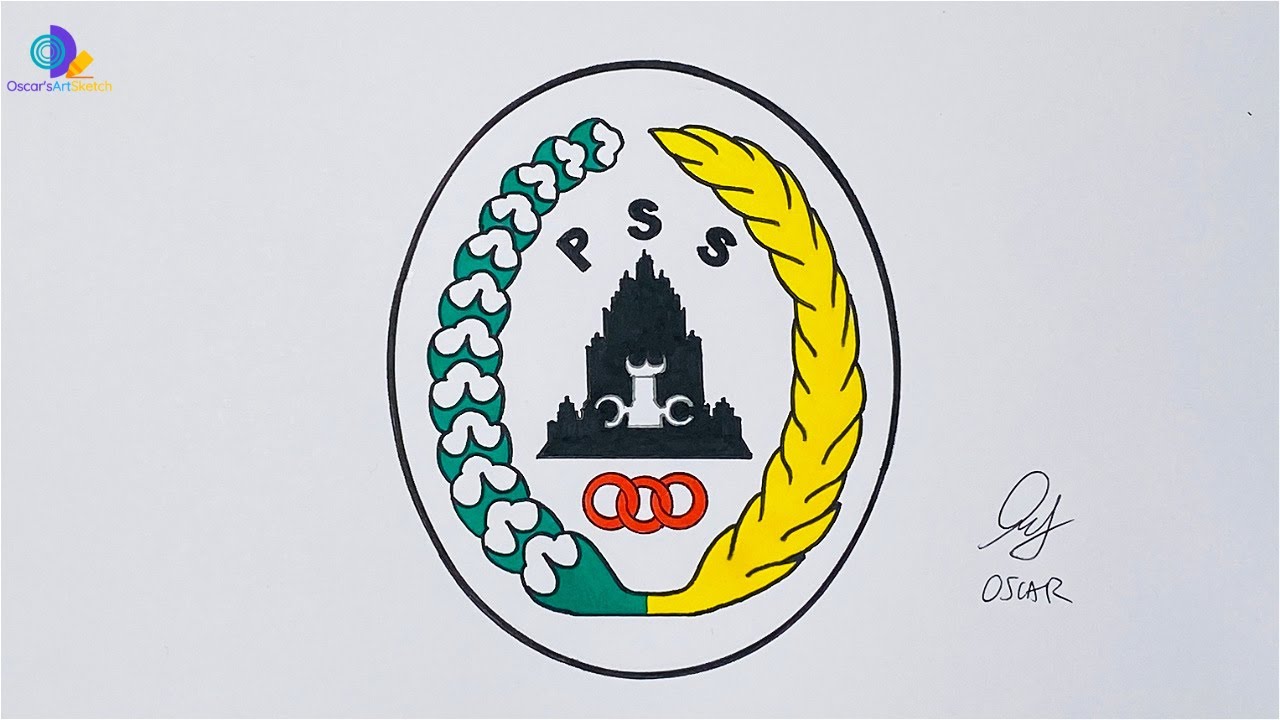 LIGAINDONESIA #12: Drawing Logo of PSS Sleman - Liga 1 - YouTube