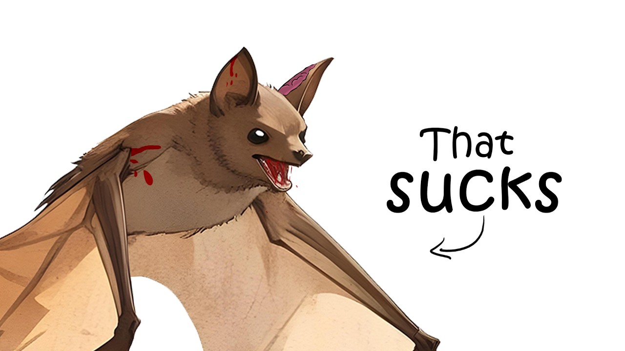 Why It Sucks to Be a Bat | Animated Wildlife Struggles 🦇 - YouTube