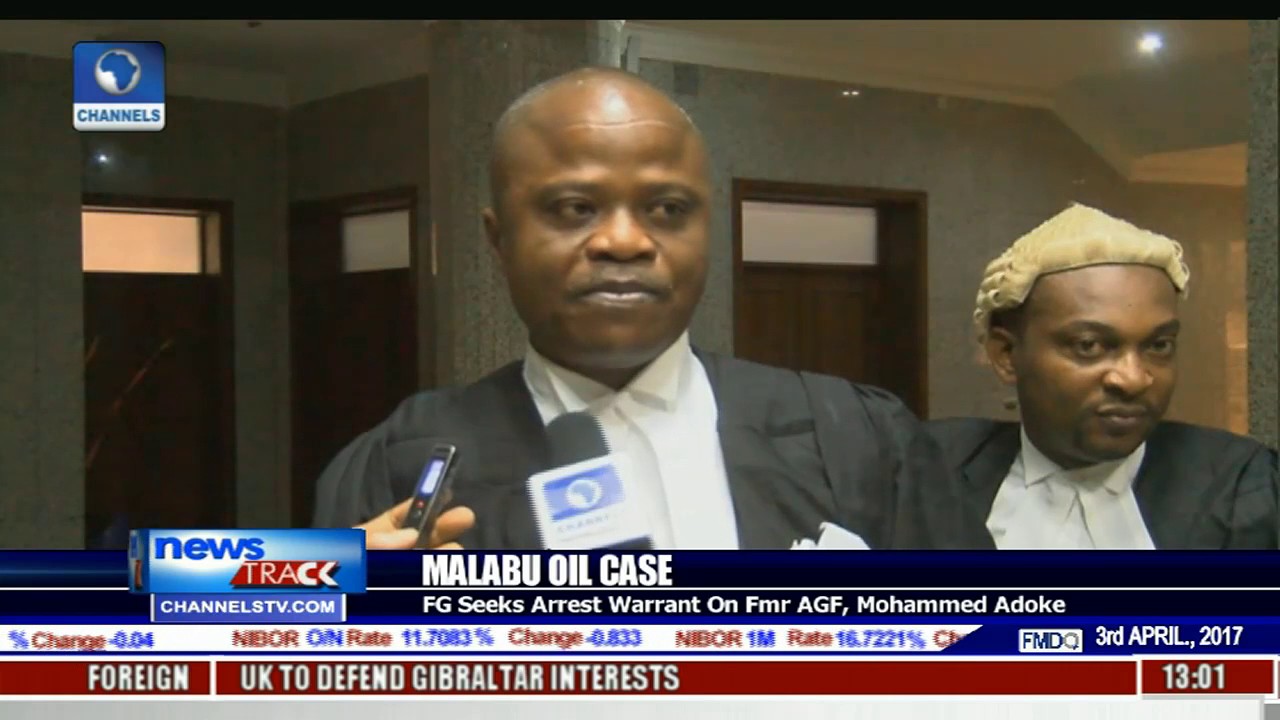 FG Seeks Arrest Warrant On Fmr AGF, Mohammed Adoke - YouTube