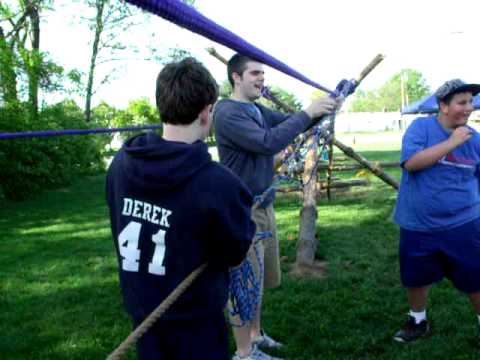 How to make a Monkey bridge - YouTube