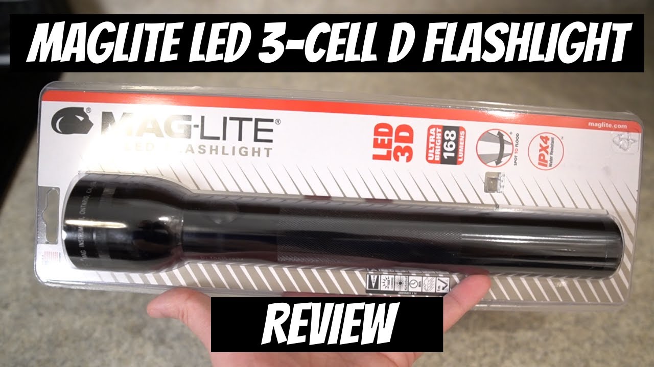 Is It The BEST Maglite Flashlight? (Maglite LED 3-Cell D Flashlight ...