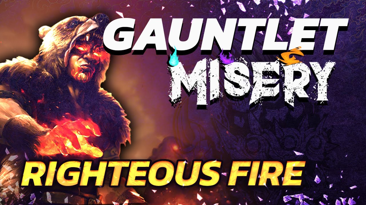 The SAFEST BUILD for the Misery Gauntlet! - Righteous Fire Chieftain ...