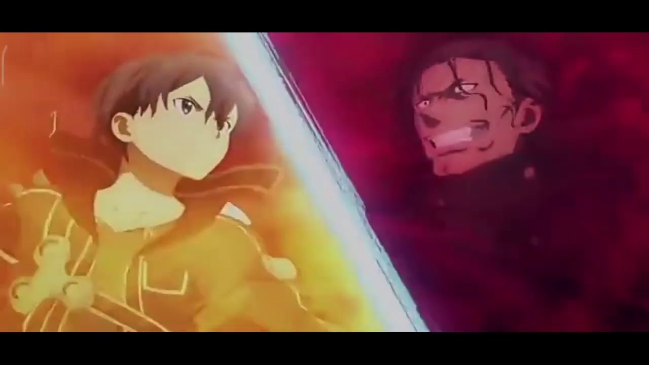 BEST MOMENTS KIRITO VS LAUGHING COFFIN |Sword Art Online: Alicization ...
