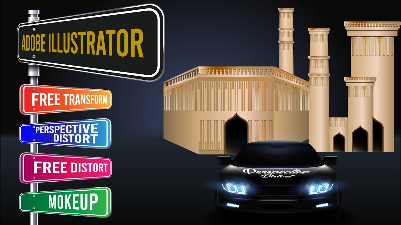 Transformations in Adobe Illustrator | Free Transform, Free Distort ...