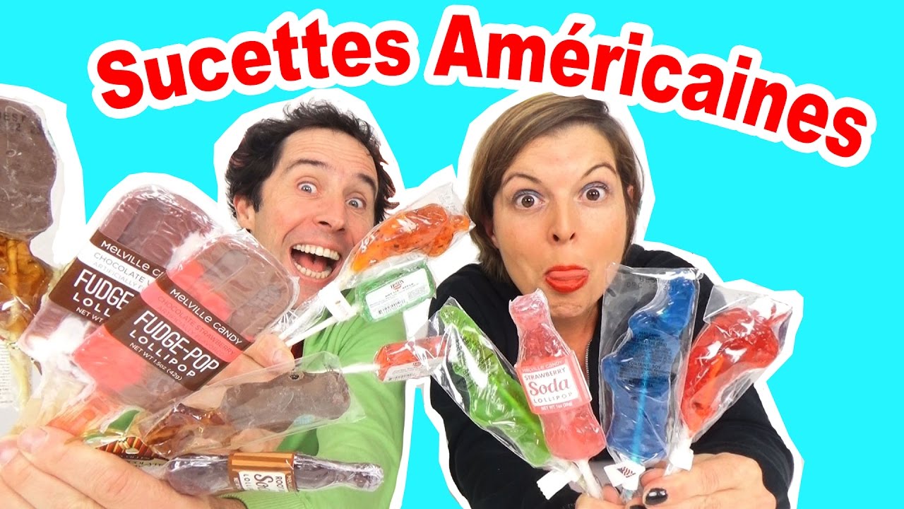 DEGUSTATION de SUCETTES AMERICAINES sucrées et salées ! - YouTube