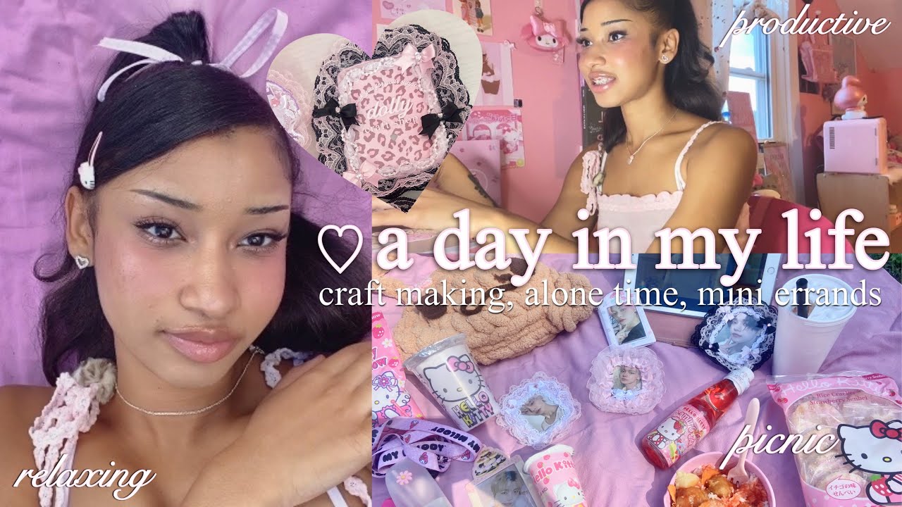 day in my life + craft with me! ♡ - YouTube