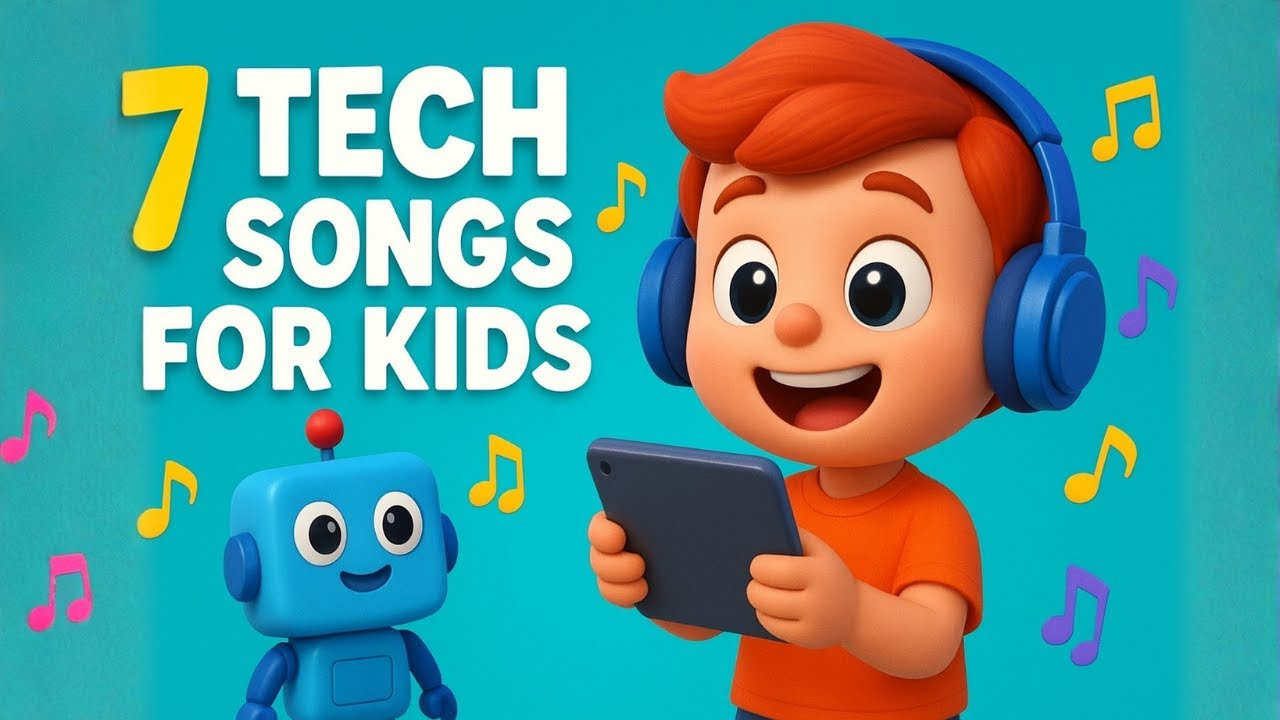 7 Tech Songs for Kids 🎵💻 | Sing, Learn & Explore with Biuda Kids! - YouTube
